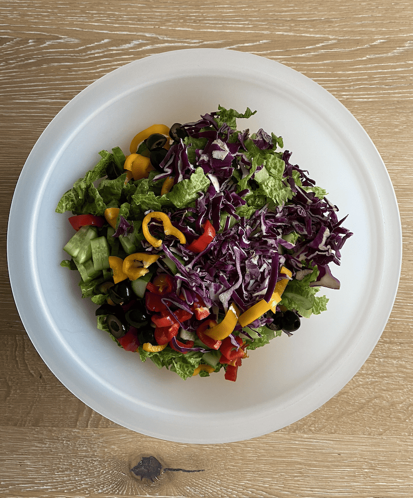 My Favorite Simple Chopped Salad - The Lifestyle Notes